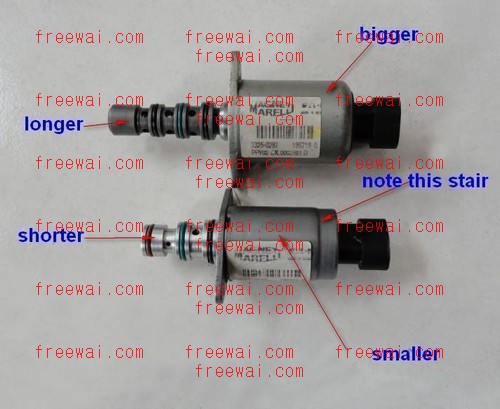 clutch actuator control solenoid valve (ATF flow proportional valve ...