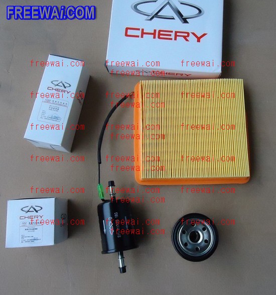 filter set / kit (oil filter, fuel filter, air filter) for Chery QQ QQ3 ...