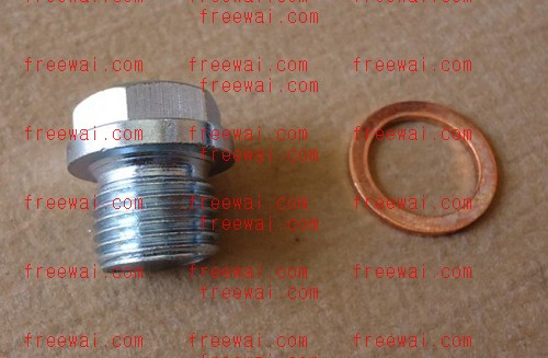 oil pan drain plug (screw / bolt) for Acteco SQR481 SQR484 SQR473 ...
