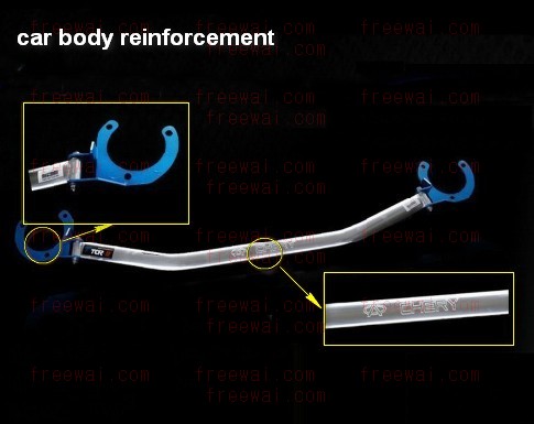 front upper (engine compartment) strut bar (anti-sway bar stabilizer ...