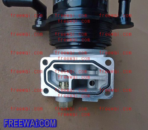 oil filter (with oil cooler and aluminum seat) assembly for Isuzu ELF ...