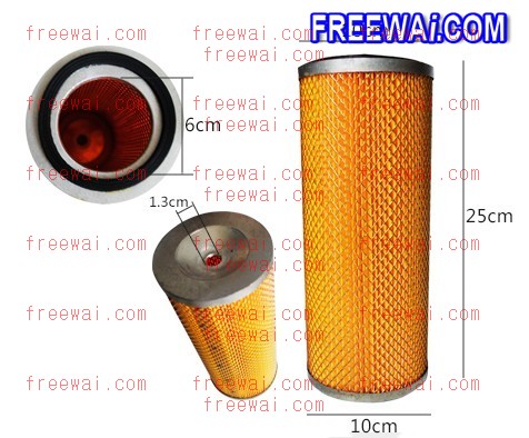 air filter element K1025 KW1025 for small excavator tractor forklift ...