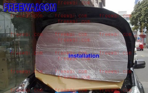 engine compartment sound-proof (sound deadening) sheet for Chery car ...