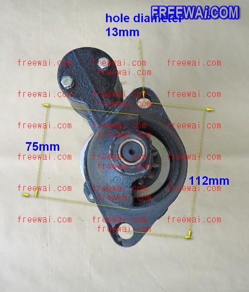 engine starter for Changchai Quanchai L24 single cylinder diesel engine ...