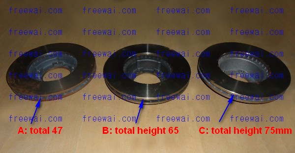 front brake disc (rotor) for Great Wall Deer Sailor Sing Xinkai Dadi ...