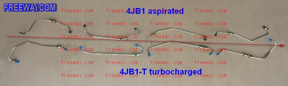 high pressure fuel injection pipe assembly for Isuzu 4JB1 4JB1-T engine ...