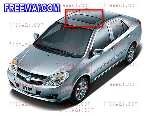electric sunroof assembly for Geely MK MK2 [Geely MK MK2] : Freewai.com ...