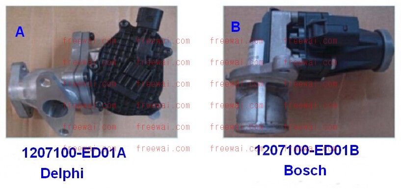EGR valve for Great Wall GW4D20 2.0L diesel engine on Wingle5 Haval H5 ...
