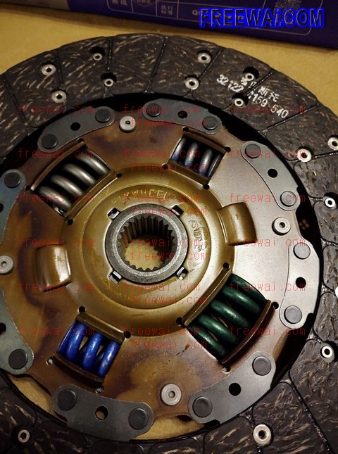 clutch disc 240mm 24 teeth for Isuzu 4JB1 4JA1 engine on ELF NKR NHR ...