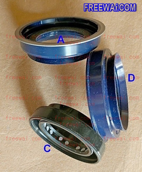 crankshaft front oil seal for Mitsubishi 4M40 4M51 diesel engine on ...