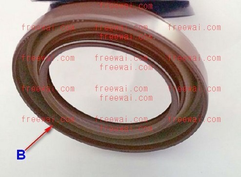 crankshaft front oil seal for Mitsubishi 4M40 4M51 diesel engine on ...
