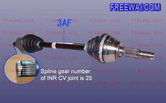 front driveshaft axle (with CV joint) assembly for Chery Eastar with ...