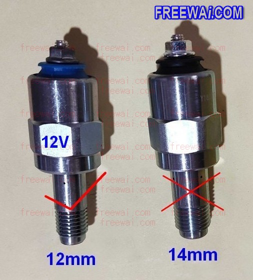 fuel pump solenoid valve (fuel return / reverse) for Isuzu 4JB1 4JA1 ...