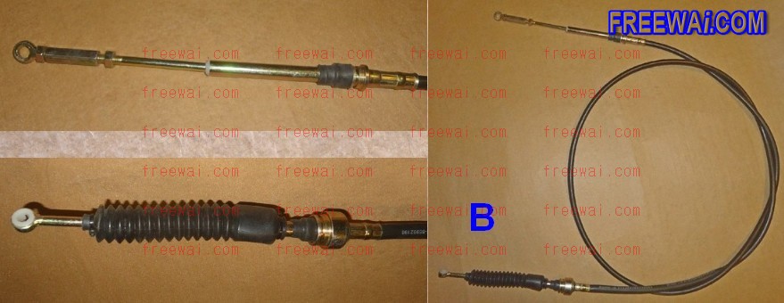 gear shifter / selecting cable for Isuzu ELF truck NKR94 100P [Isuzu ...