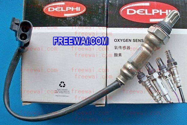 oxygen sensor (2 pins, oval plug) for Delphi 1st generation 25327358 ...