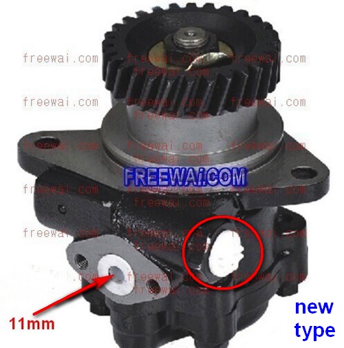 power steering pump for Isuzu 4BC2 4BD1 4BE1 engine on ELF truck NKR ...